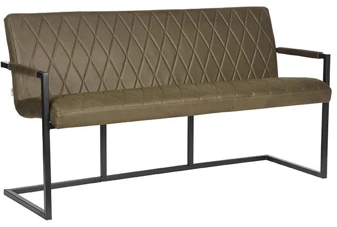 LABEL51 jídelní lavice DENMARK zelená Color: Army green UK-30.296