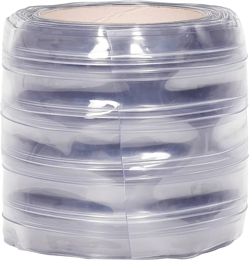 Závěs do dveří průhledný 200 mm x 1,6 mm 25 m PVC 153861