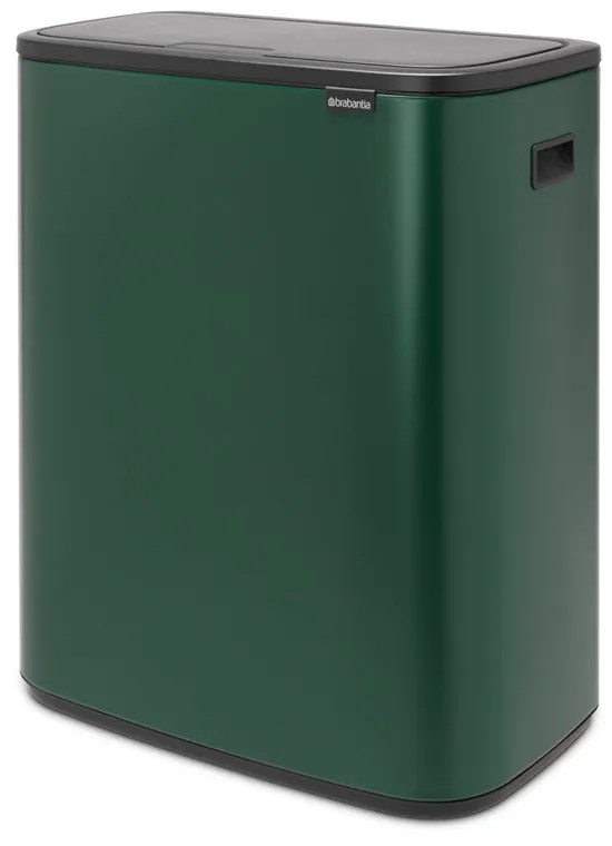 Brabantia Bo Touch Bin 2 x30 L tmavě zelená 304224
