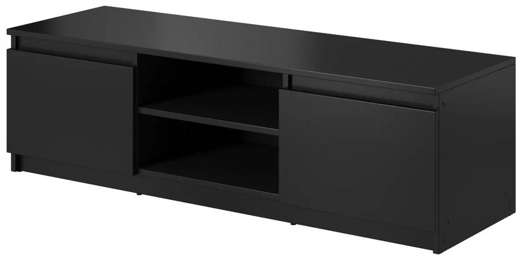 TV stolek DONATO 120 - černý grafitový