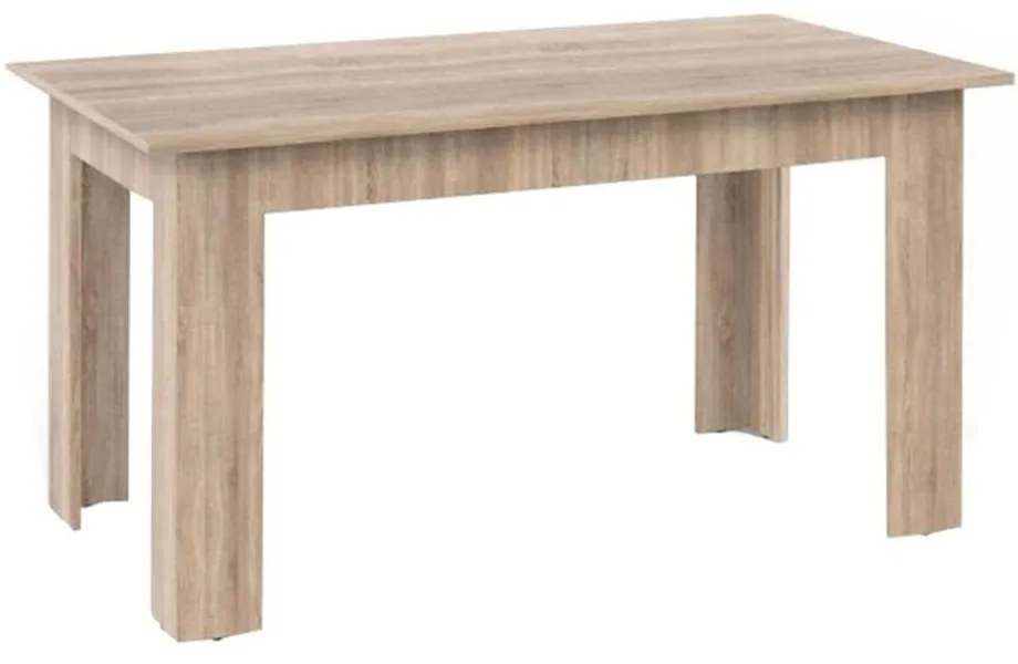 Jídelní stůl, dub sonoma, 140x80 cm, GENERAL