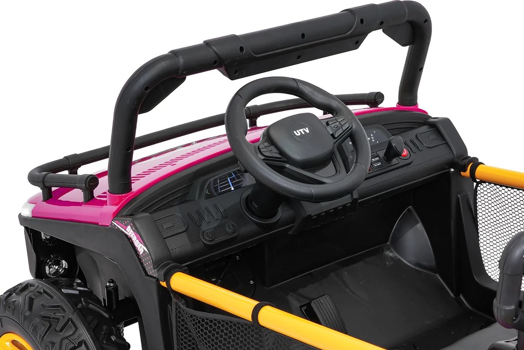 Ramiz Elektrická bugina UTV SPEED pro děti růžová