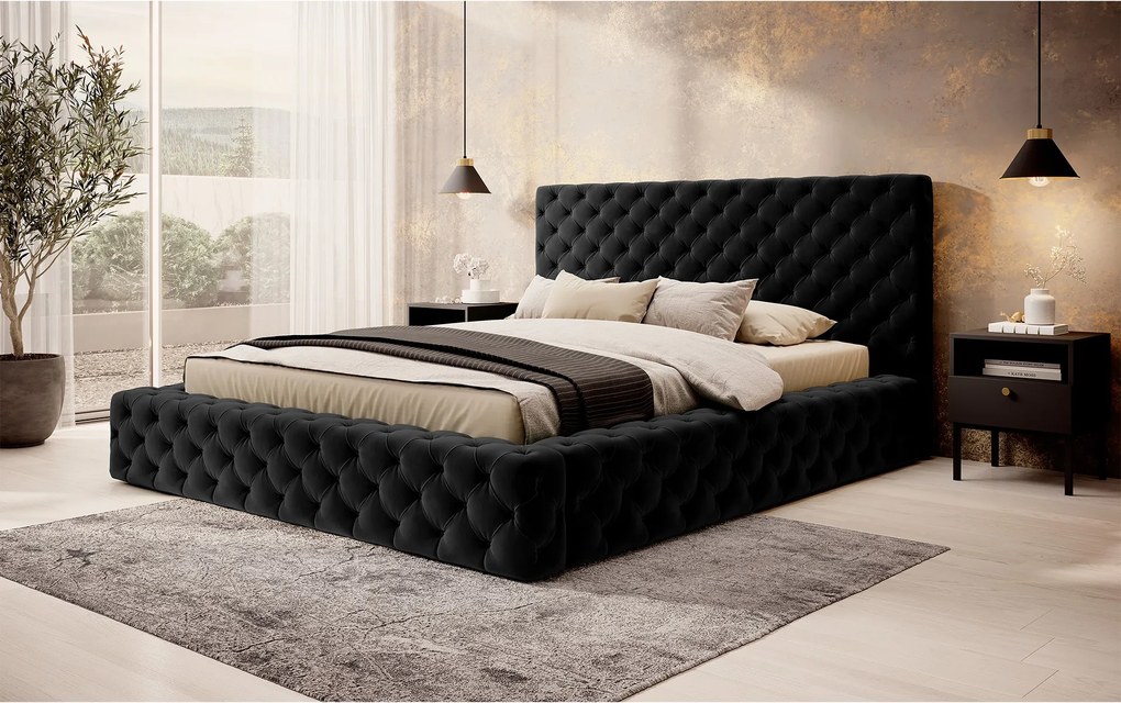 Dvoulůžková postel PRINCCE 180x200 - výběr z 2 provedení