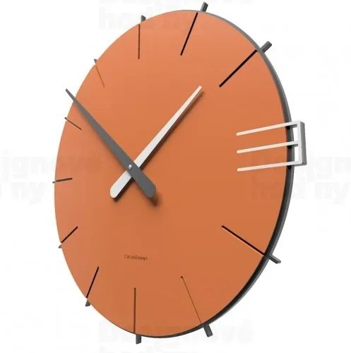 CalleaDesign 10-019 Mike terracotta-24 42cm nástěnné hodiny