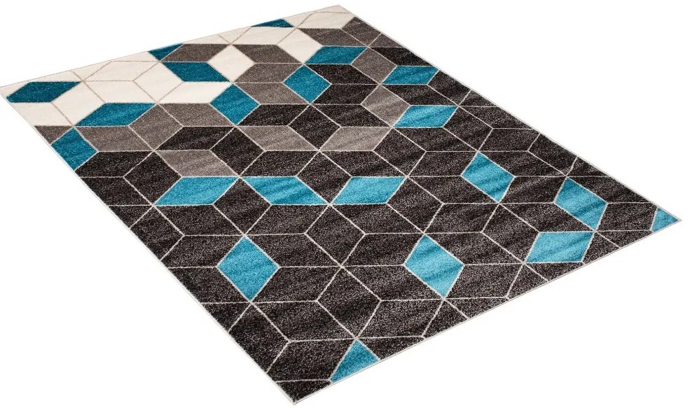 Moderní koberec s geometrickým vzorem Šířka: 120 cm | Délka: 170 cm