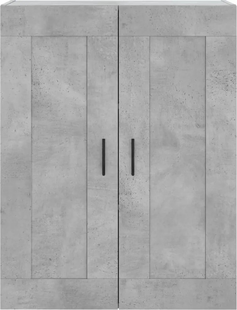 Skříň highboard betonově šedá 69,5x34x180 cm kompozitní dřevo 3200021