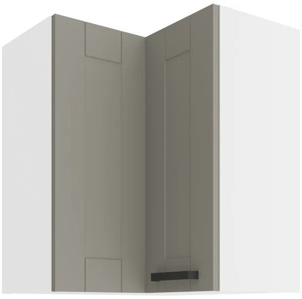 Kuchyňská skříňka LUNA 60x60 GN-72 2F (90°) korpus: dub artisan, barva dvířek: světle šedá CLAY