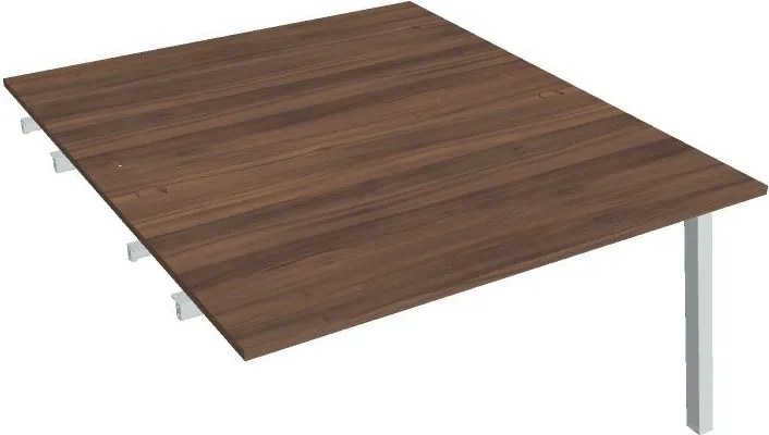 Hobis Kancelářský stůl k řetězení Hobis USDA 1400R, deskaakát, černá černá