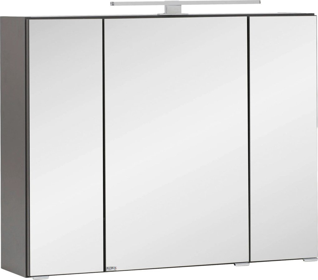 XXXLutz ZRCADLOVÁ SKŘÍŇKA, barvy grafitu, 80/64/20 cm Held - Online Only koupelnové skříňky - 000307010626