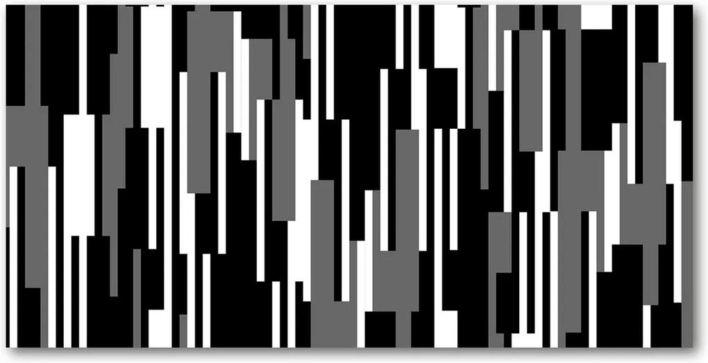 Foto obraz akrylové sklo Černobílé linie