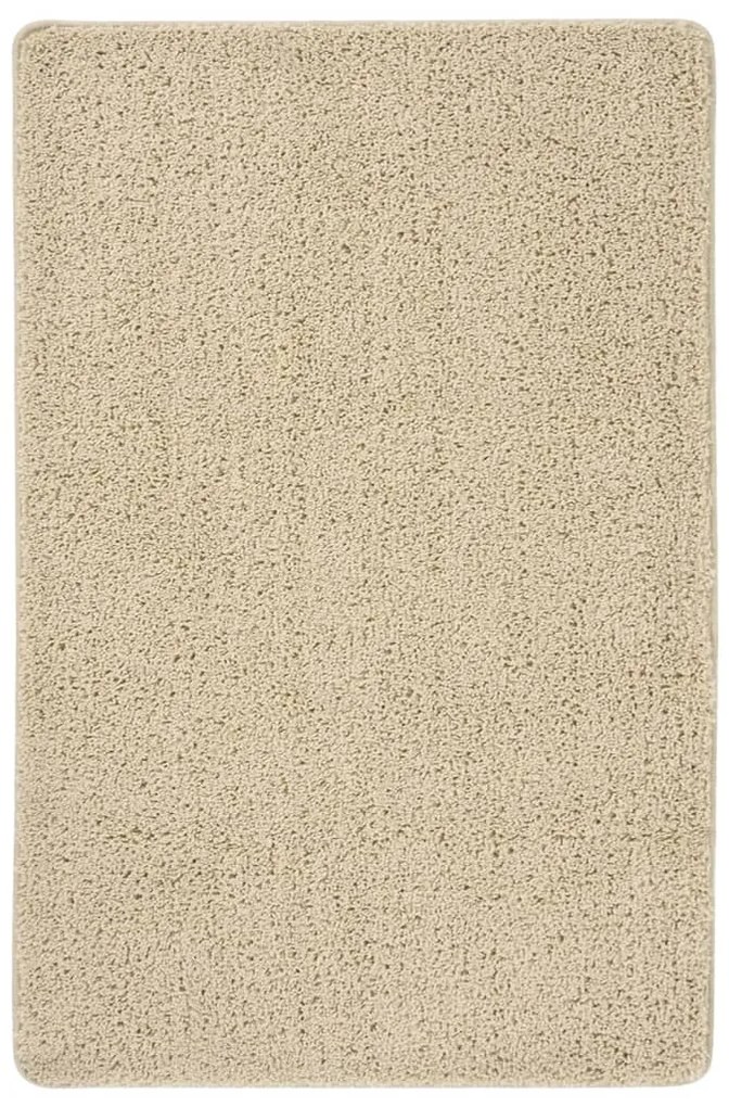 Koberec s dlouhým vlasem krémový 200 x 290 cm protiskluzový 340391