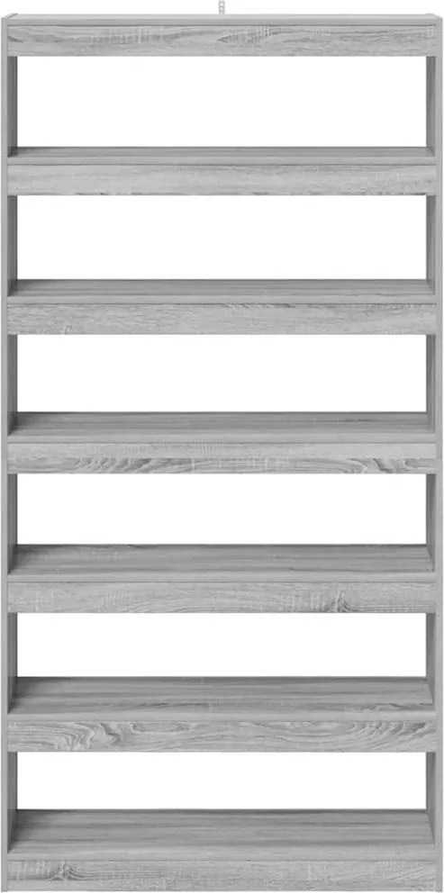 Knihovna 6 úrovní 100 x 30 x 198 cm Kompozitní dřevo 3345118