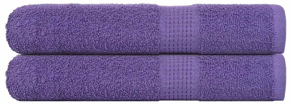 Ručníky FROGN 2 ks fialové 100x200 cm 360 g/m² 136890