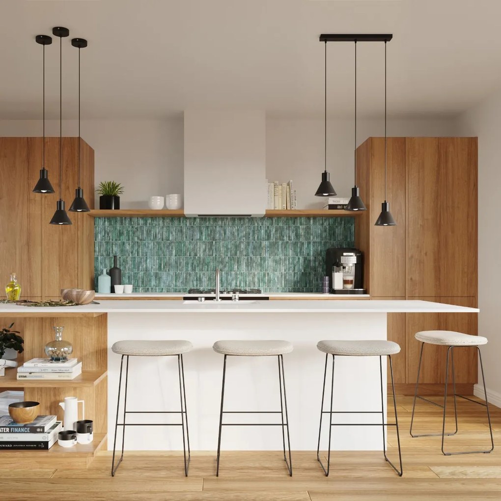 Sollux Lighting Závěsné svítidlo TALEJA 3 černé E27