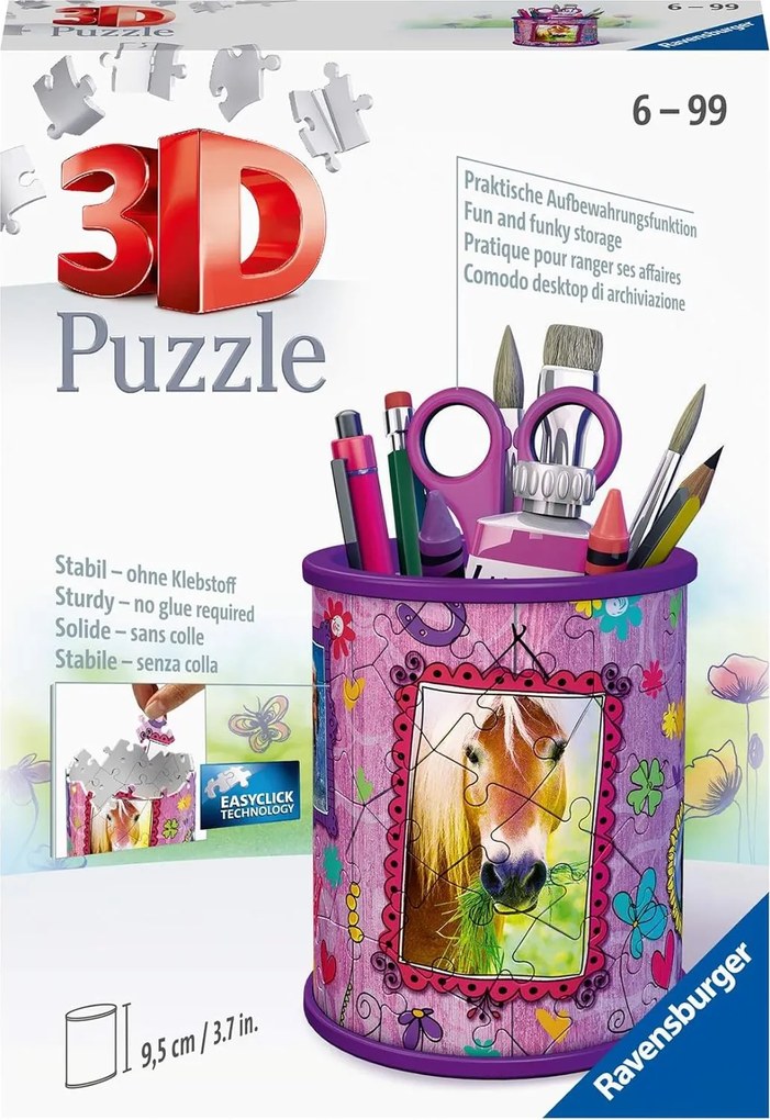 3d puzzle ravensburger 3d 111756 stojan na tužky kůň