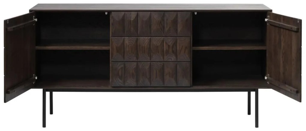 Designová komoda Kimora - 3 skříňky