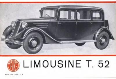 Cedule Limousine Tatra 52