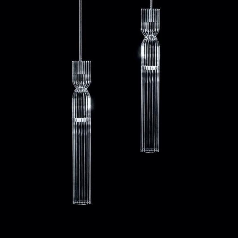Moderní závěsné svítidlo LINE-NI-CC (Stropní růžice) - ARTGLASS