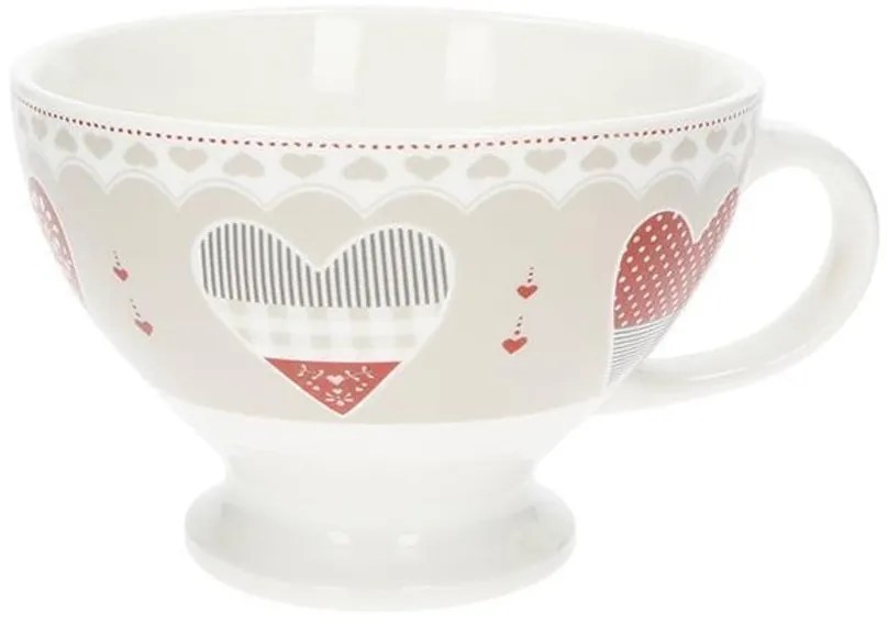 Hrnek z kostního porcelánu Brandani Happy Days, 400 ml