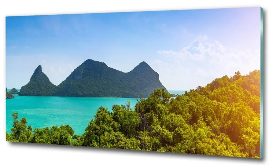 Wallmuralia Foto obraz fotografie na skle Panorama Thajsko 100x50