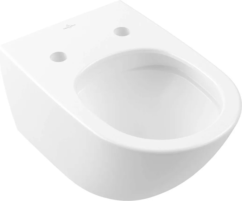 Villeroy & Boch Antao - Závěsné WC, DirectFlush, CeramicPlus, TwistFlush, Stone White 4674T0RW