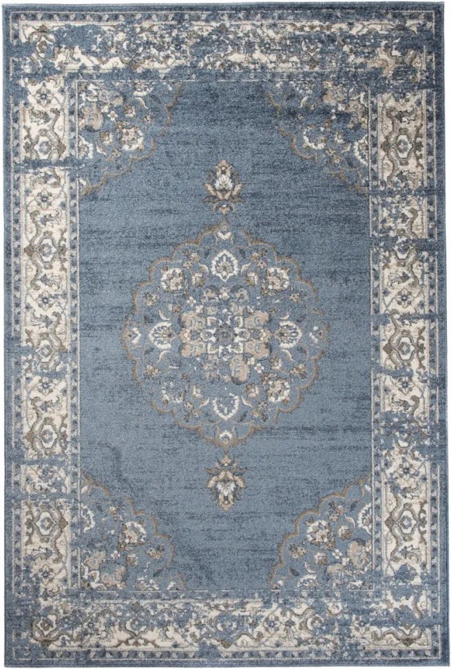 Kusový koberec Oman modrý, Velikosti 60x100cm