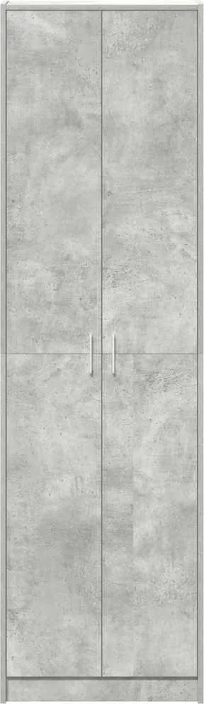Šatní skříň Betonově šedá 55 x 25 x 189 cm Kompozitní dřevo 3334011