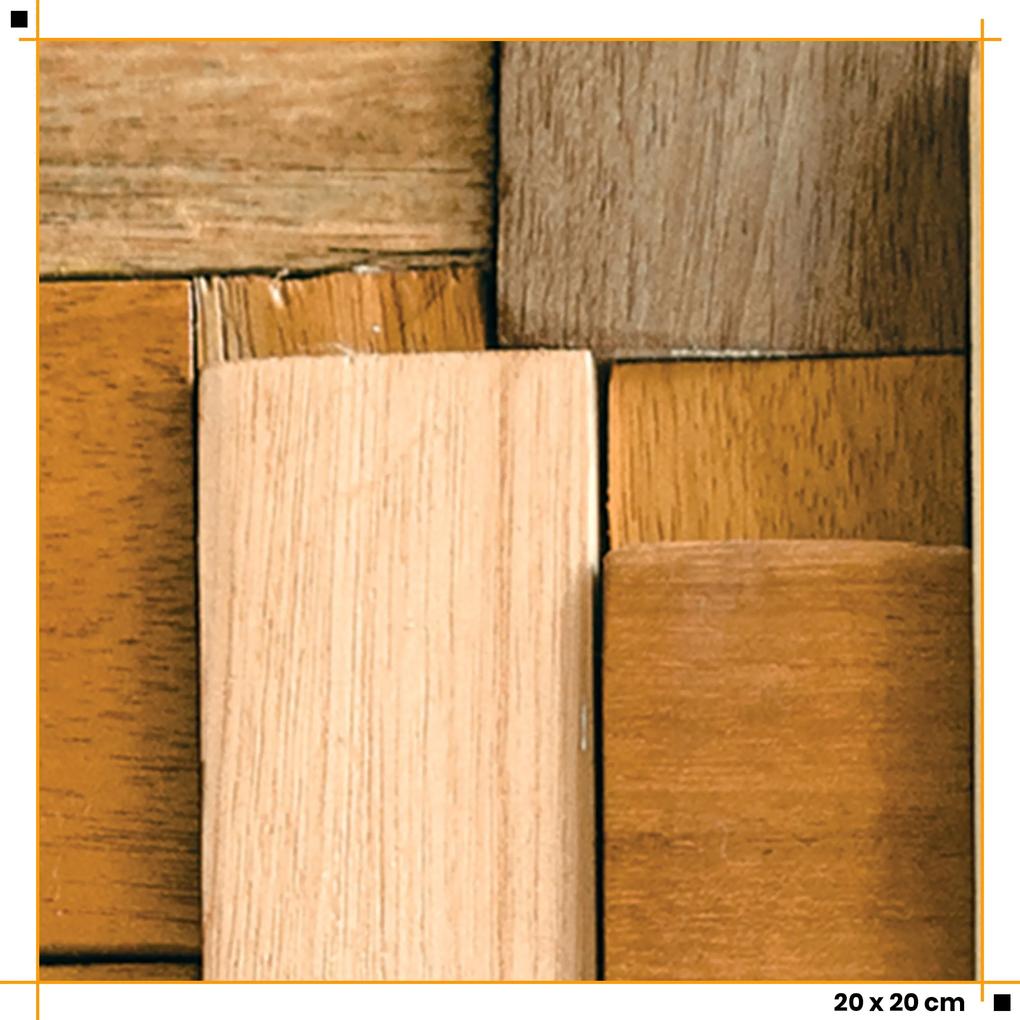 Malvis ® Tapeta Dřevěná geometrie Vel. (šířka x výška): 144 x 105 cm