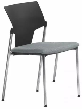 RIM Konferenční židle KVADRATO 132 bez područek Barva kostry černá kostra Barva plastů černé plastové části GALERIE - Čalounění Rim LÁTKY 1 / BONDAI