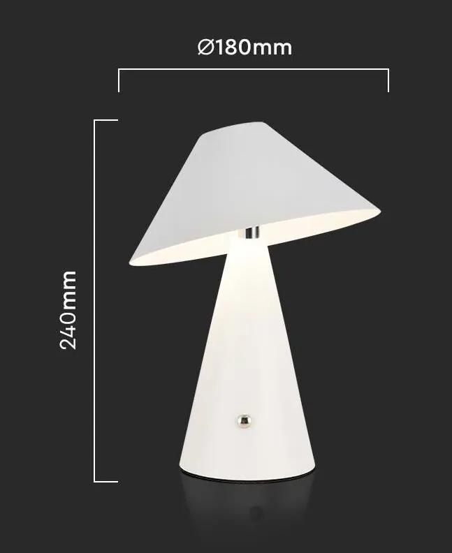 LED Solution Bílá LED stolní nabíjecí lampa 240mm 3W