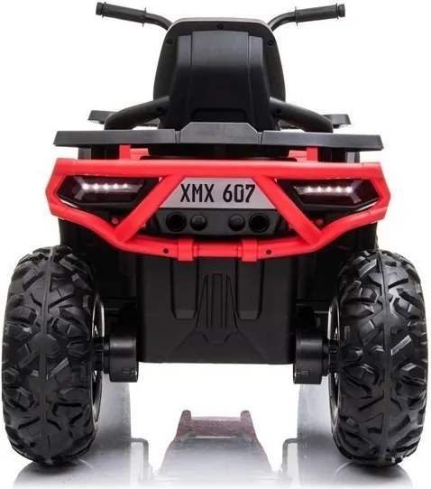LEAN CARS Elektrická čtyřkolka XMX607 LED červená