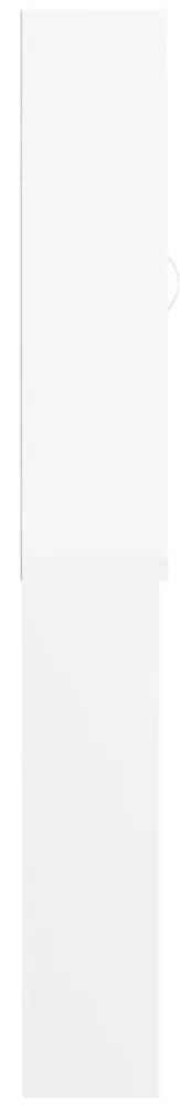 vidaXL Skříňka nad pračku 64 x 25,5 x 190 cm [808413] Barva: šedá sonoma