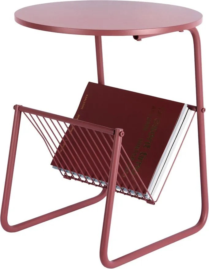 Kovový kulatý odkládací stolek ø 40 cm Riqueza Revista – Leitmotiv