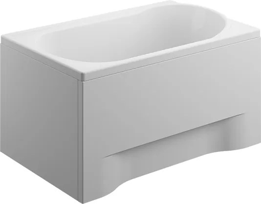 Polimat Akrylátová obdélníková vana Mini 100x65 (110x70) Barva: Bílá, Rozměry (cm): 100x65