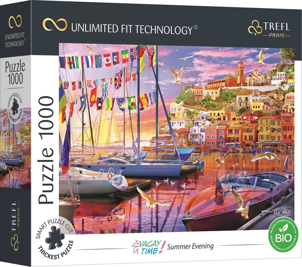 Puzzle trefl puzzle uft vacay time: letní večer 1000 dílků