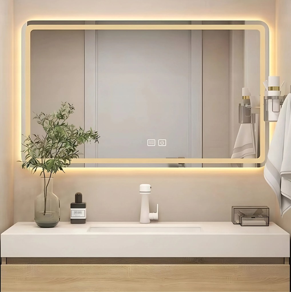 LED zrcadlo 60x80 cm