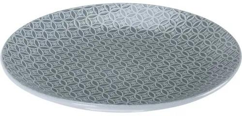 Keramický mělký talíř Sea, 27 cm, šedá