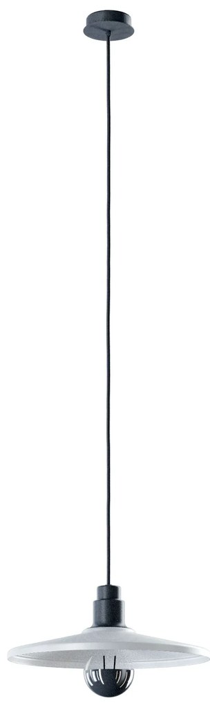 Diesel Vinyl small, stříbrné závěsné svítidlo, 1x25W E27, prům. 32cm