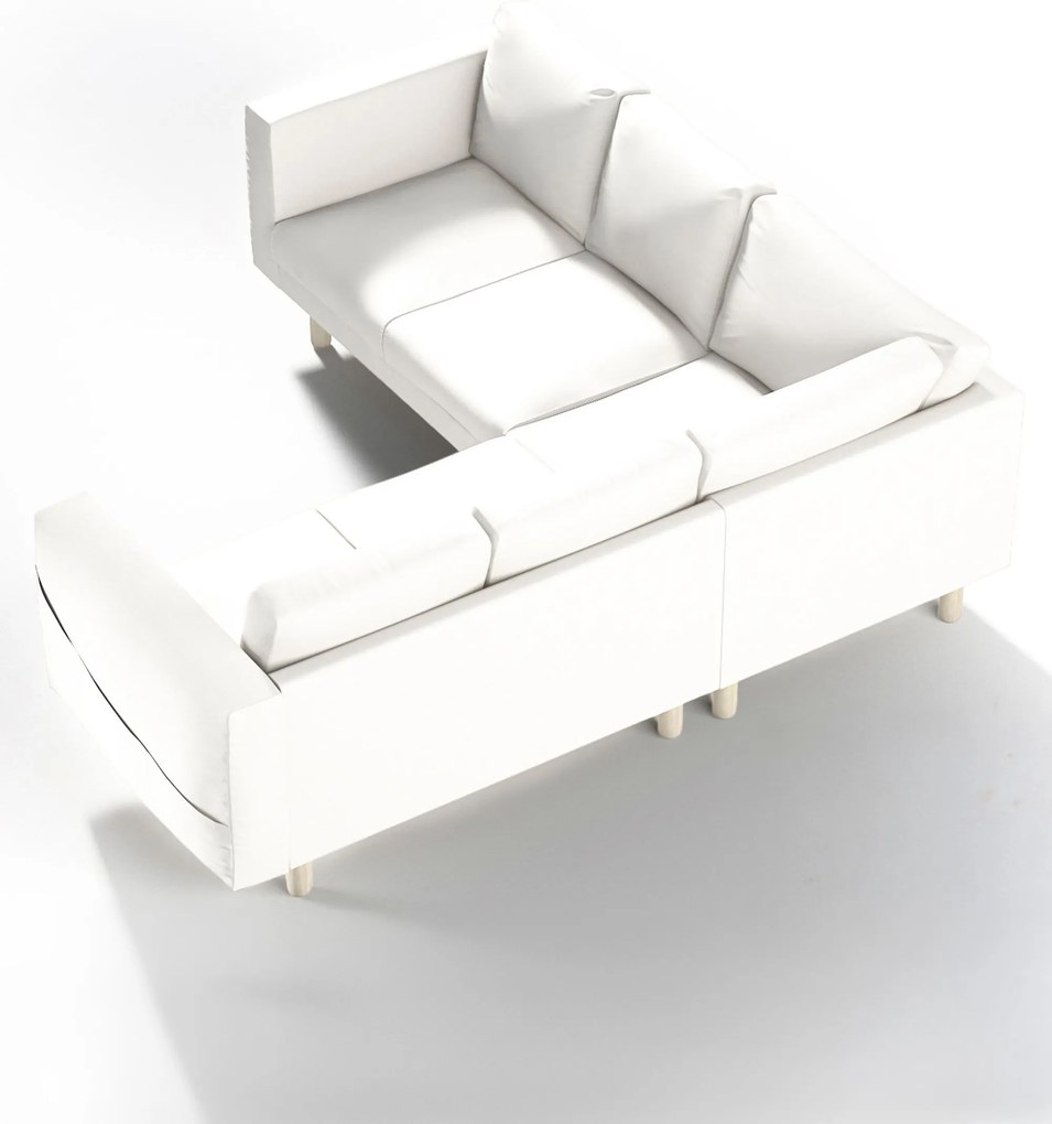 Potah na pohovku IKEA Norsborg rohová 4-místná barva bílá