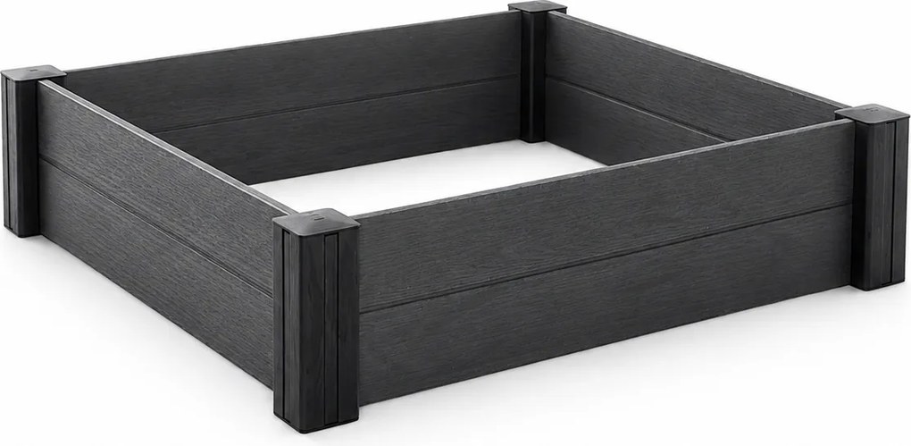 Curver Vyvýšený záhon - Vista Modular 121,5 x 121,5 x 27 cm, šedý