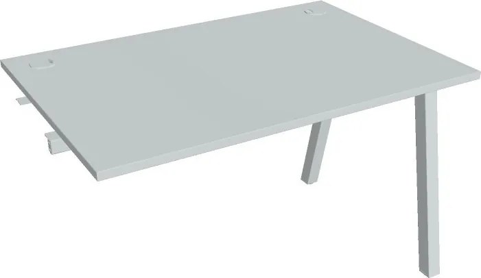Hobis Kancelářský stůl k řetězení Hobis USA 1200R, deskaakát, černá černá