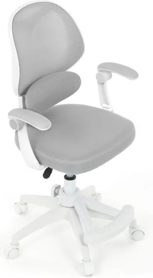 Dětská otočná židle šedá KA-W8008 GREY