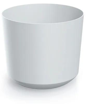 PROSPERPLAST Květináč - TUBO Průměr: 14,8 cm, Barva: bílá