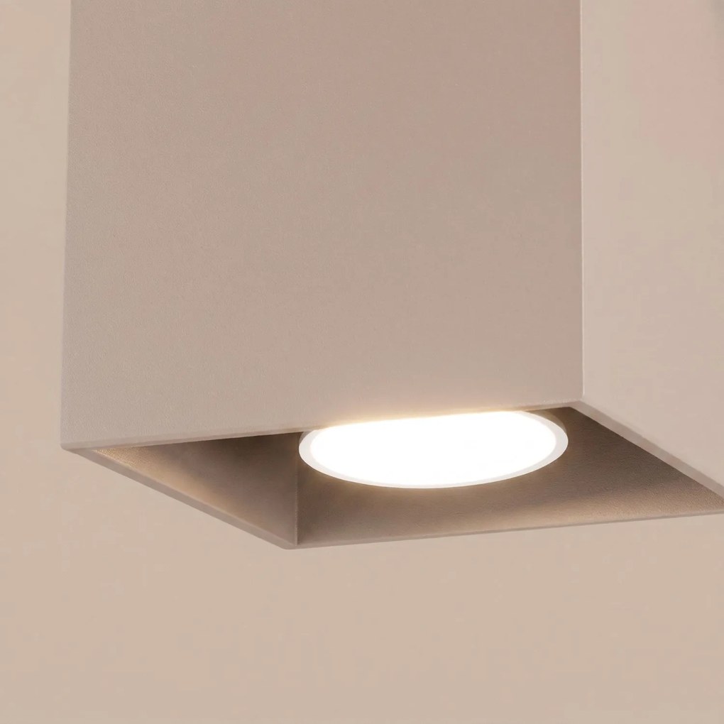Sollux Lighting Stropní svítidlo QUAD 1 taupe