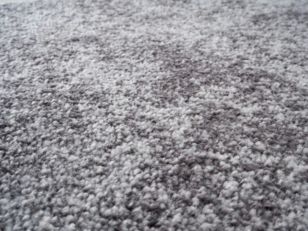 Condor Carpets, Metrážový koberec Serena 6602, na míru, šíře 5m, šedá, filc, ložnice