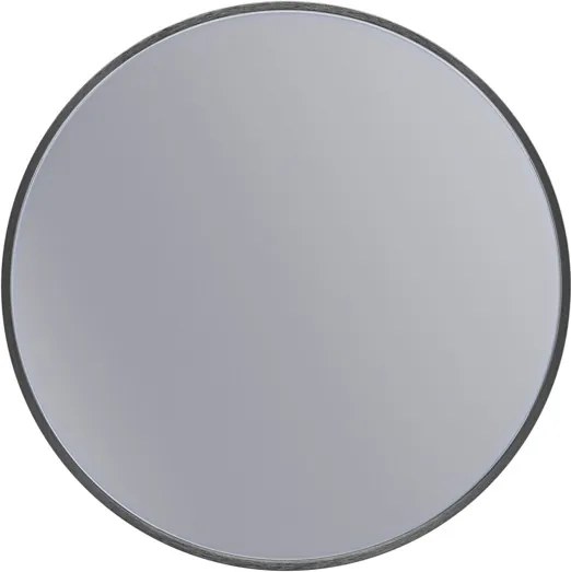 Erga Round, kulaté zrcadlo 50cm, černý rám, ERG-V01-ROUND-5050-BK