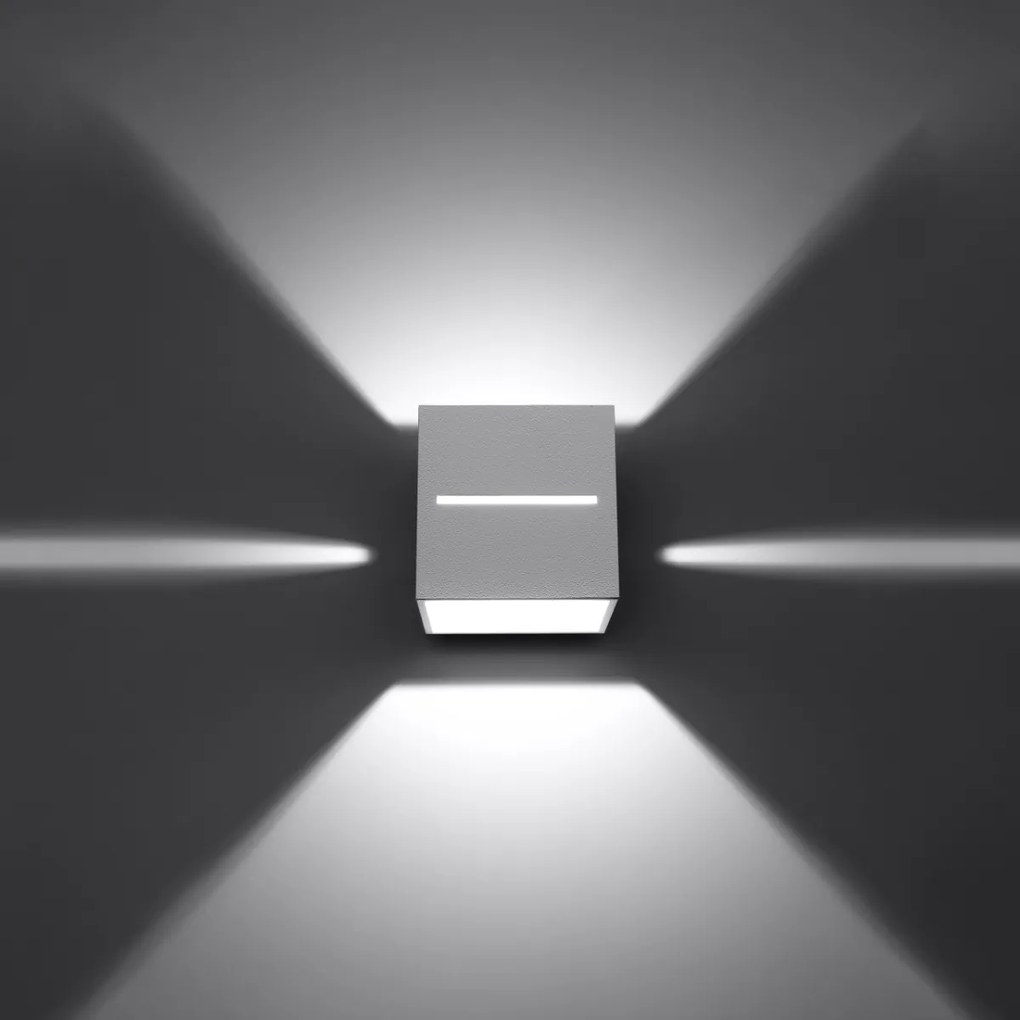 Sollux Lighting Nástěnné svítidlo LOBO bílé