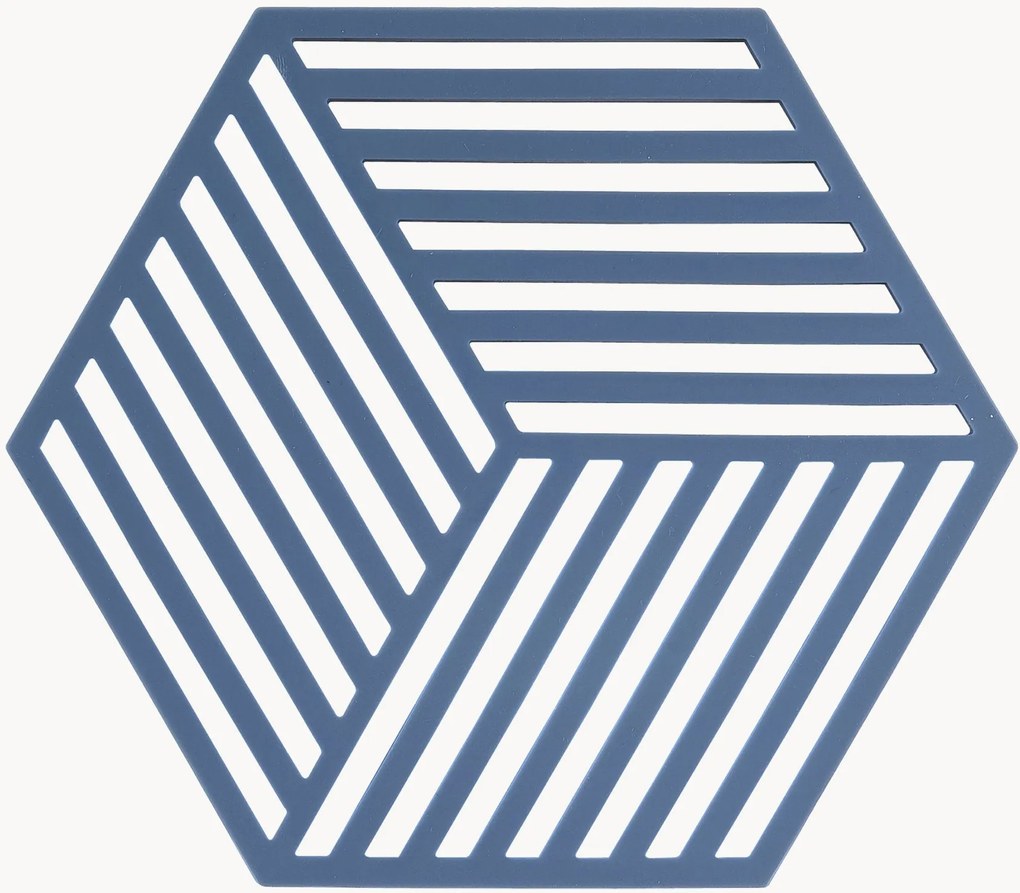 Sada silikonových podtácků Hexagon, 6 dílů