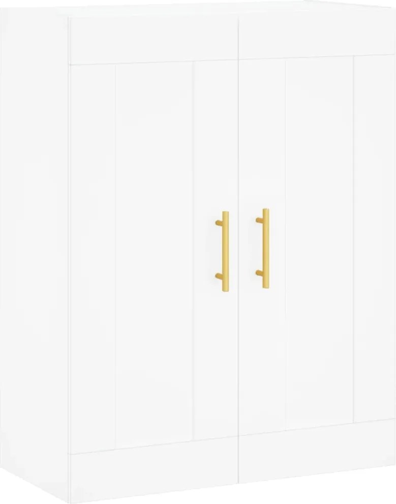 Skříň highboard bílá 69,5 x 34 x 180 cm kompozitní dřevo 3199673