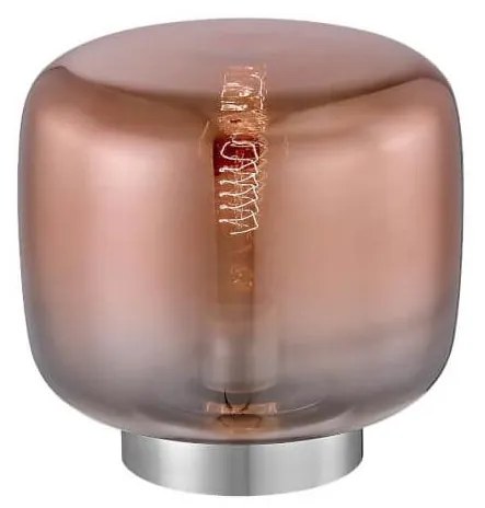 Klausen 108010 - Stolní lampa ROTARY 1xE27/4W/230V rose gold